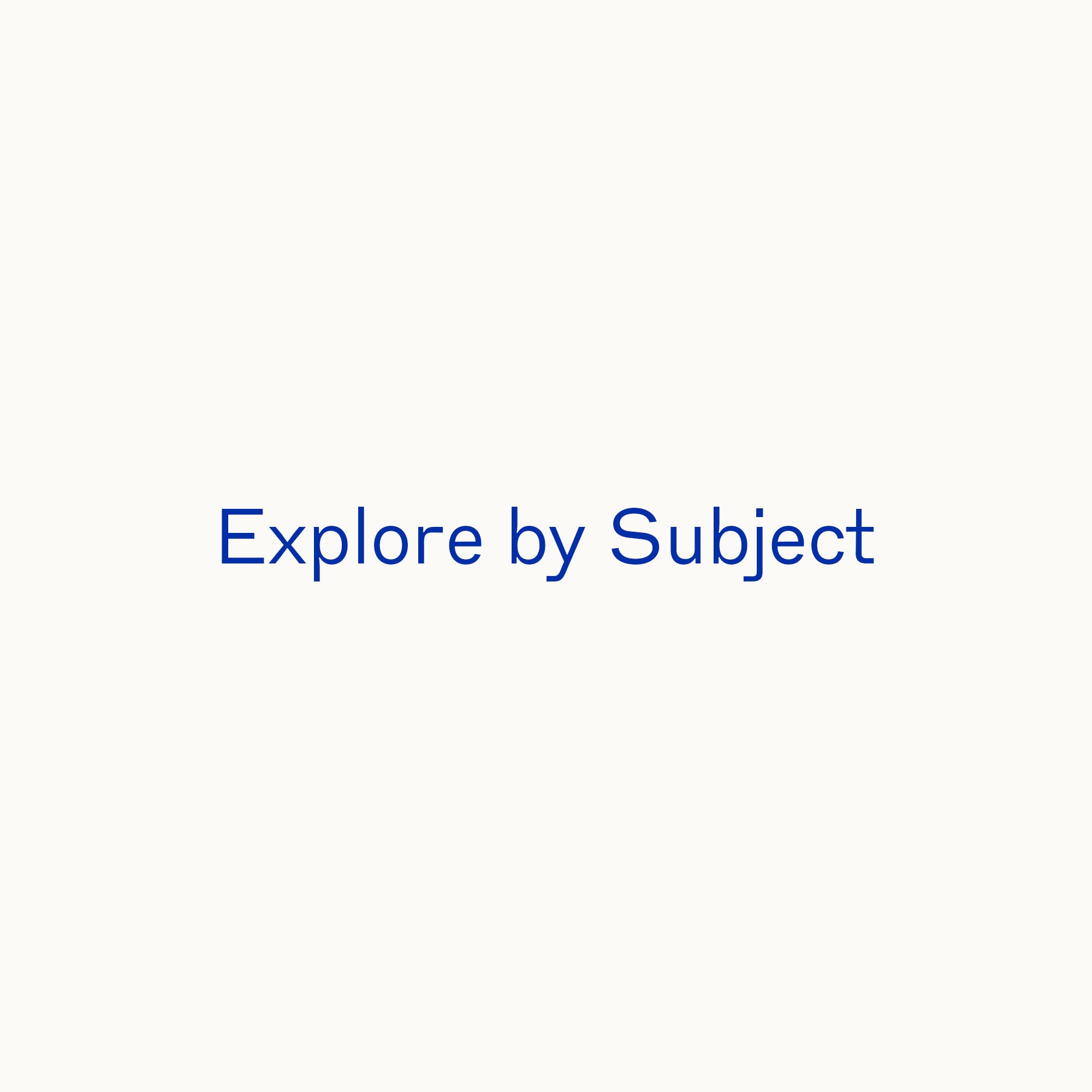 Explore by Subject – Art and Collectors