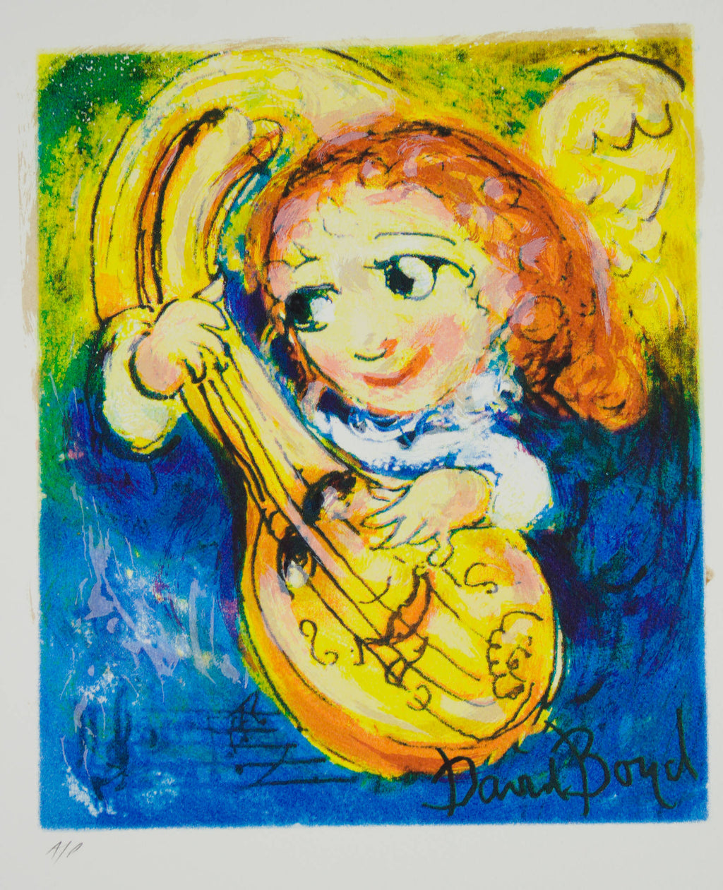 David Boyd 'Angel with Mandolin' – Art and Collectors