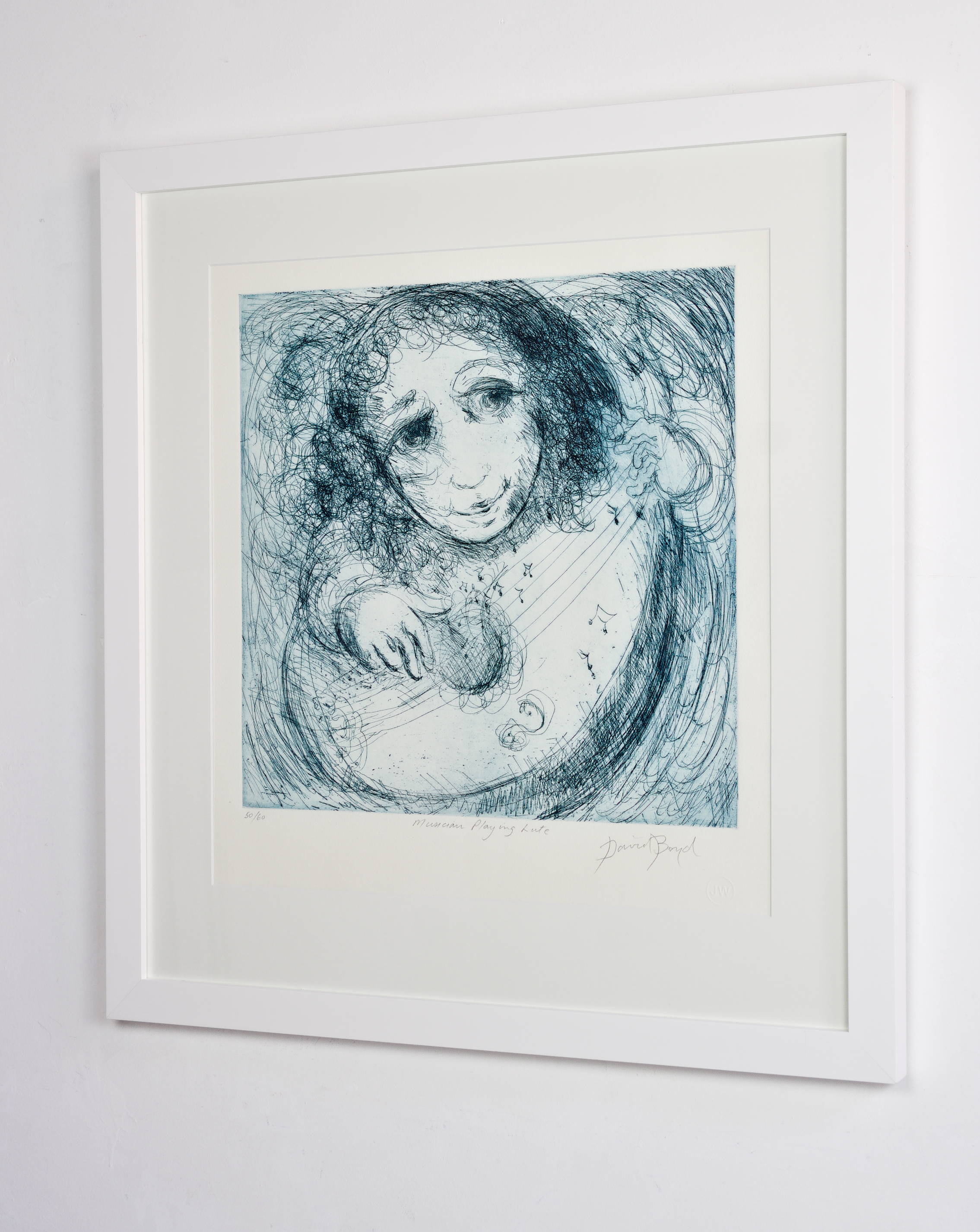 David Boyd 'Musician Playing Lute' – Art and Collectors