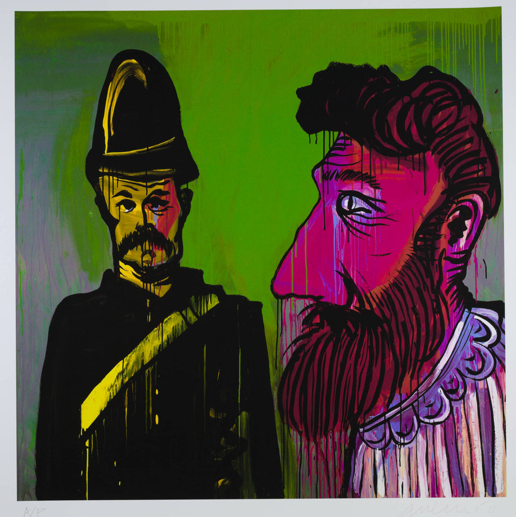 Adam Cullen 'Constable Fitzpatrick with Ned Kelly in his Night Attire ...