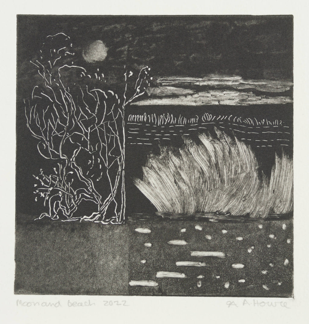 Ann Howie 'Moon and Beach' – Art and Collectors