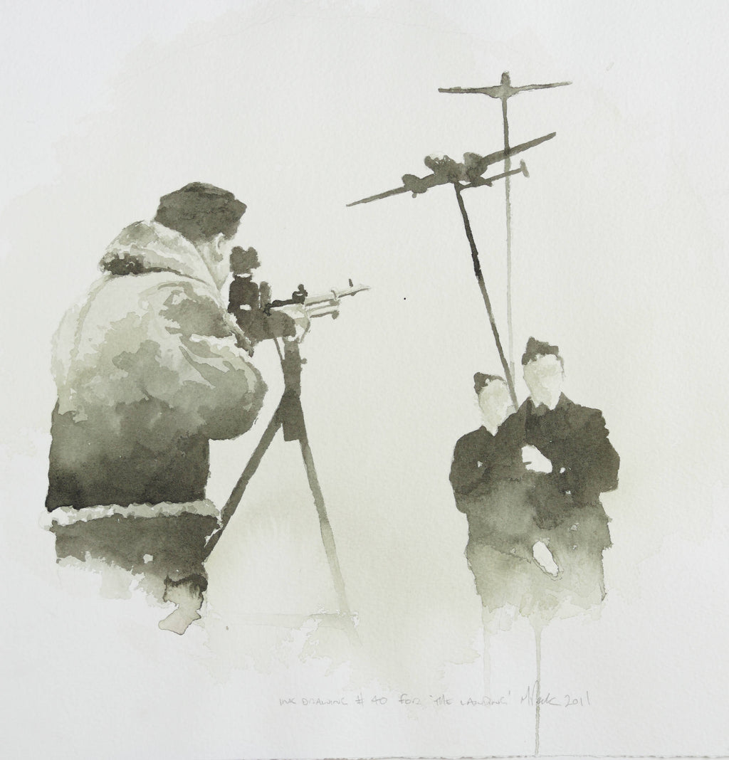 Michael Peck 'Ink Drawing #40 For the Landing' – Art and Collectors