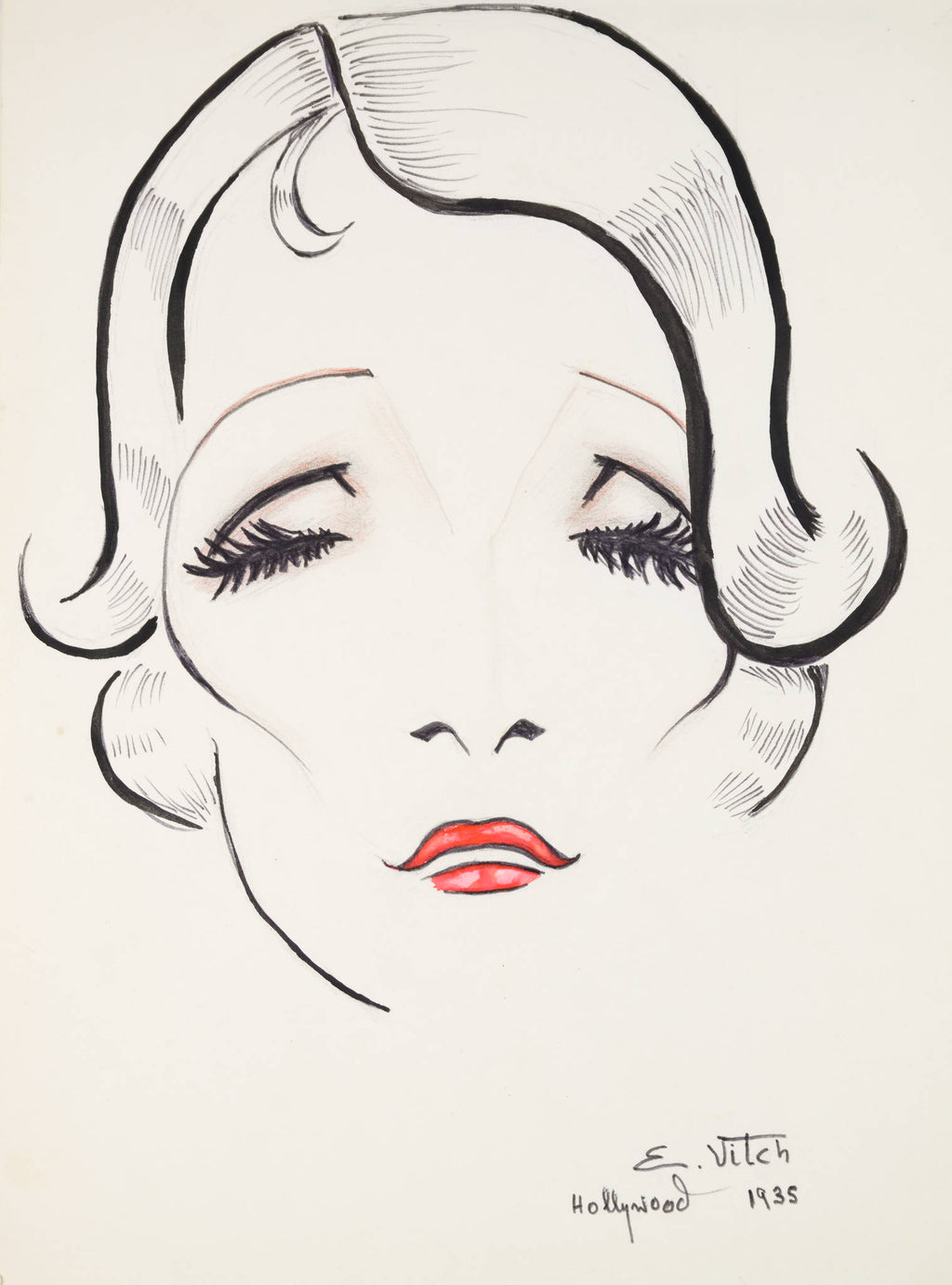 Eddie Vitch 'Marlene Dietrich' – Art and Collectors