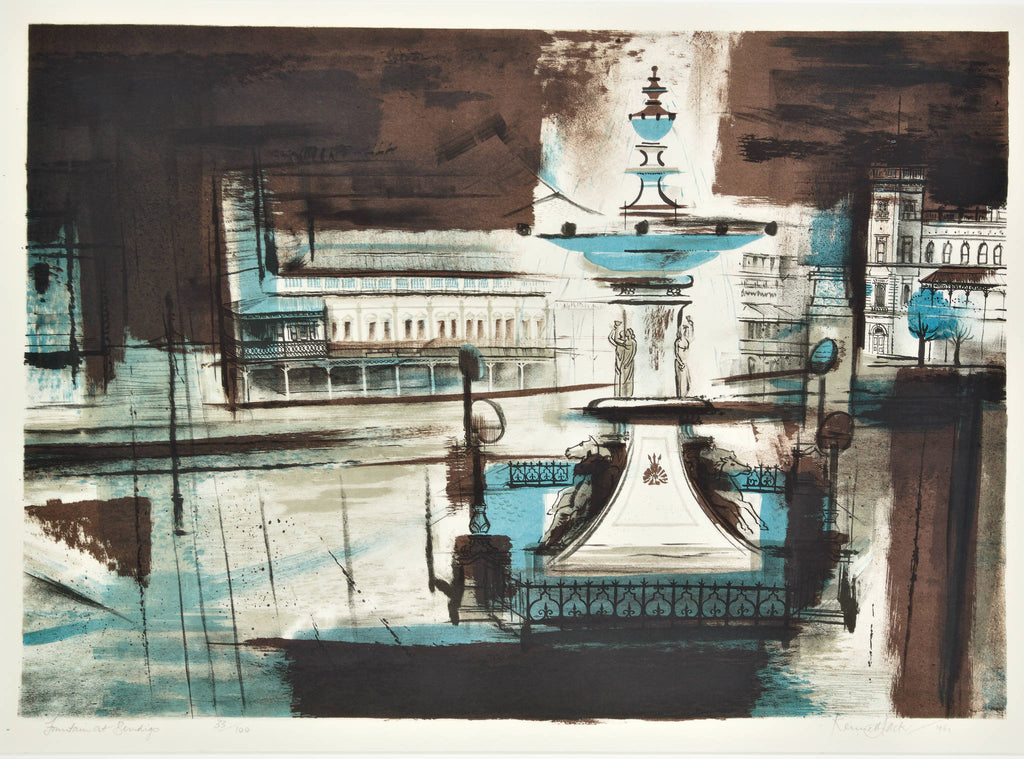 Kenneth Jack 'Fountain at Bendigo' – Art and Collectors