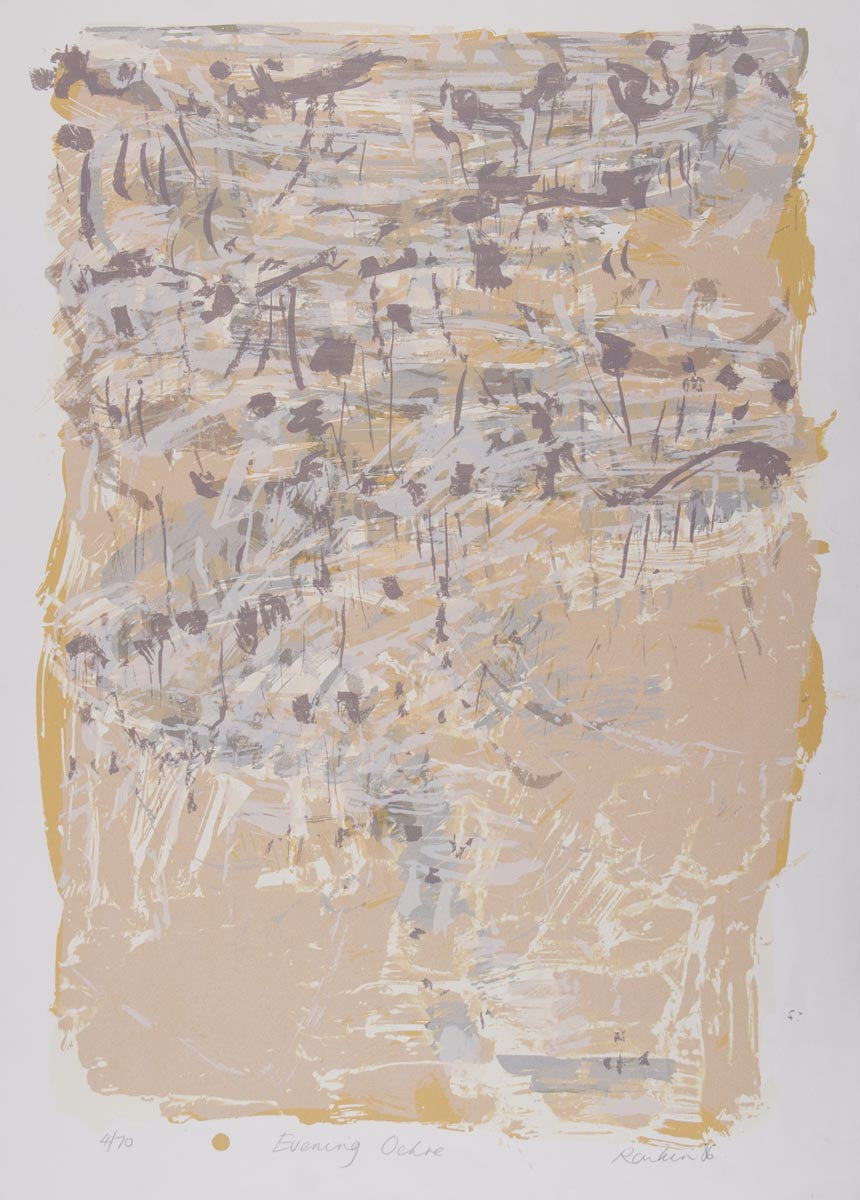 David Rankin 'Evening Ochre' - screenprint on paper – Art and Collectors